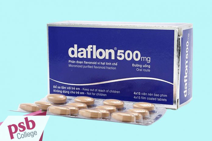Thuốc Daflon (Diosmin, Hesperidin) 500mg là thuốc gì? Giá bao nhiêu?
